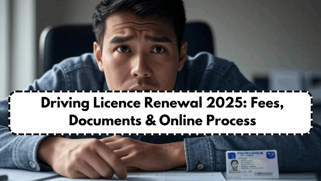 Driving Licence Renewal 2025: Fees, Documents & Online Process